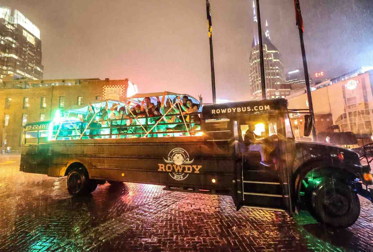 Nashville Bachelor Party Bus Rental & Transportation | Rowdy Bus